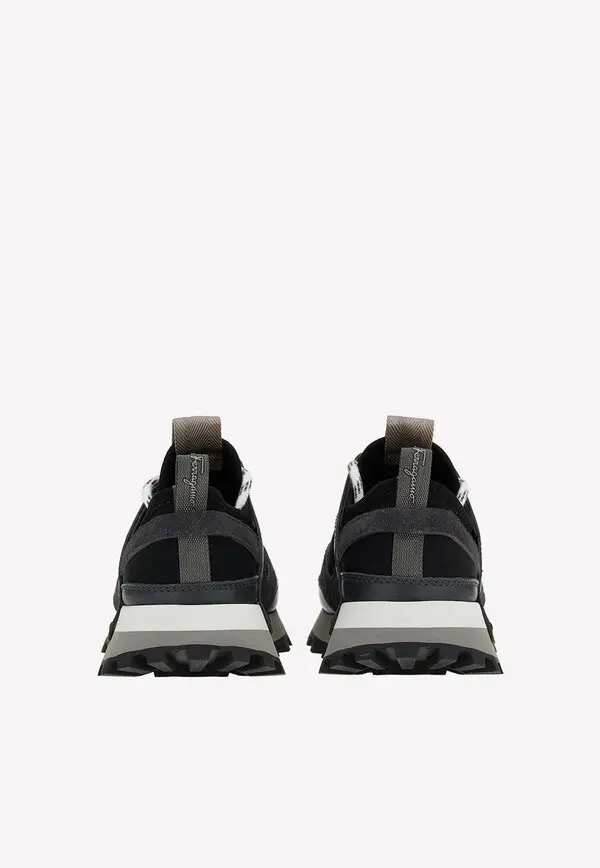 FERRAGAMO Round-toe Lace-up Sneakers