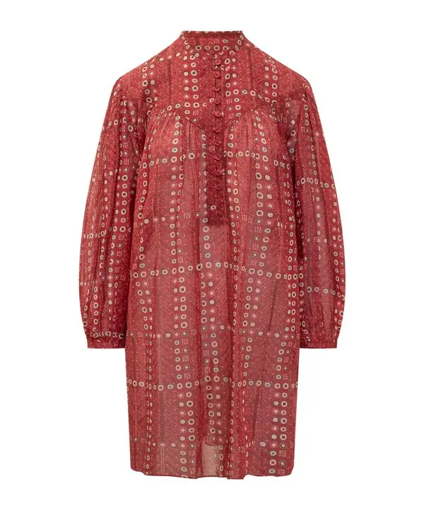 Isabel Marant Étoile Long Sleeve Printed Dress
