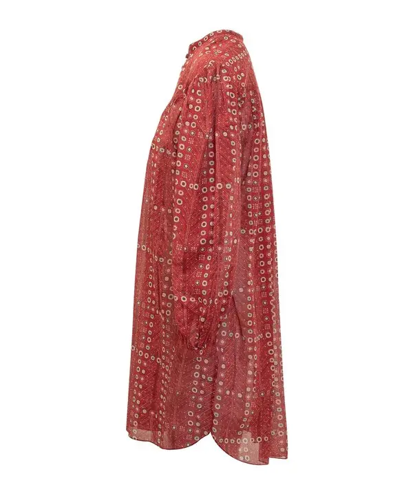 Isabel Marant Étoile Long Sleeve Printed Dress