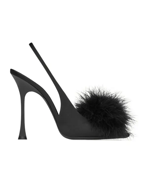 Saint Laurent Paradis Slingback Sandals