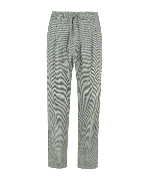 Dolce & Gabbana Houndstooth Pleat-detail Trousers