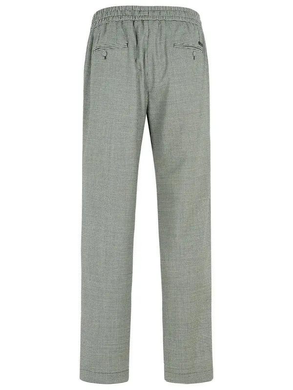 Dolce & Gabbana Houndstooth Pleat-detail Trousers