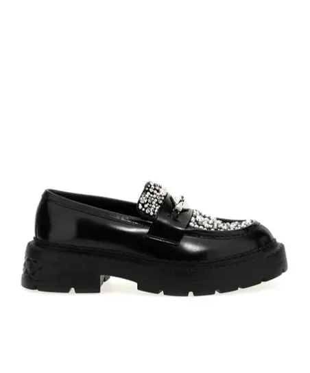 JIMMY CHOO Marlow Embellished Loafers