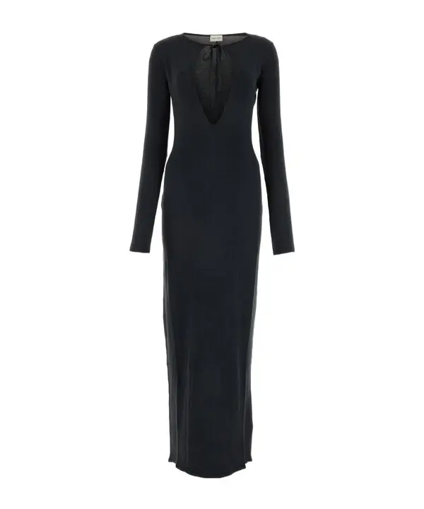 Magda Butrym Cut-out Long-sleeved Maxi Dress