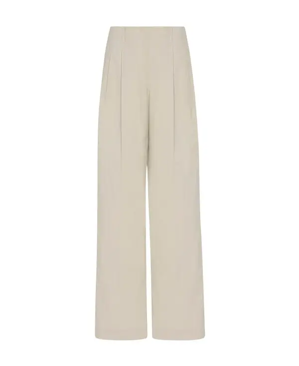 THE ROW Pleated Wide-leg Trousers