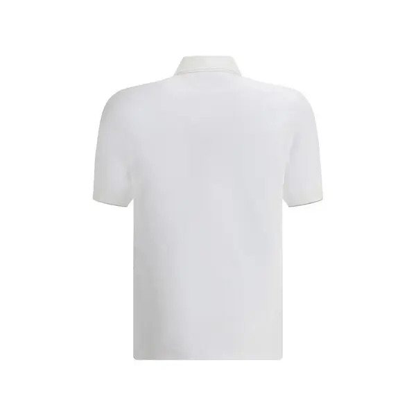 Brunello Cucinelli Logo Detailed Short-sleeved Polo Shirt