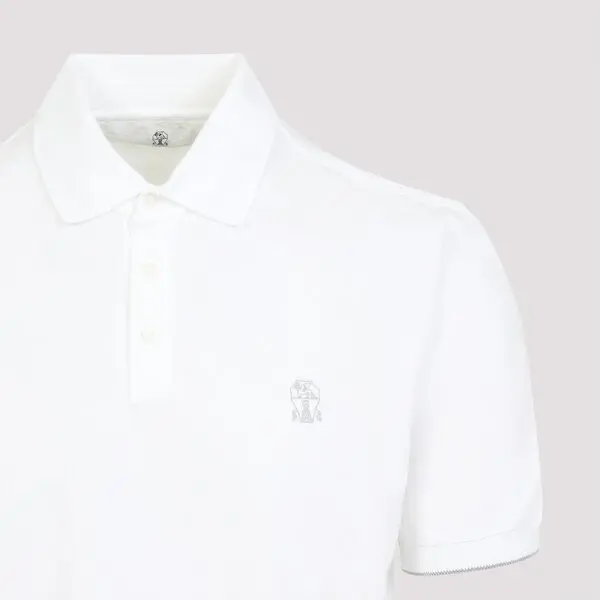 Brunello Cucinelli Logo Detailed Short-sleeved Polo Shirt