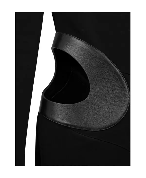 TOM FORD Cut-out Detailed Crewneck Mini Dress