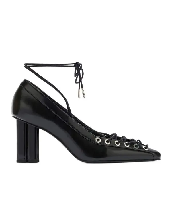 GANNI Lace Up Butterfly High Pump