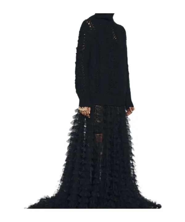 Dior Stand Collar Sweater With Bee Embroidery