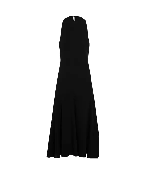 Jacquemus La Robe Favola Flared Halter Dress - Black