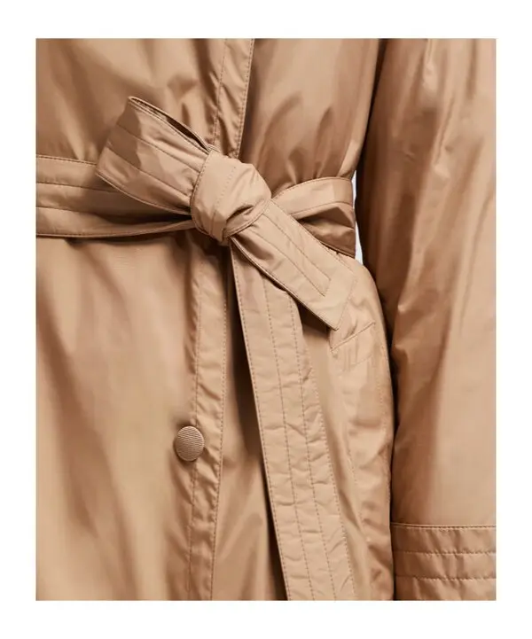 Moncler Barbetane Down Trench Coat - Camel/beige