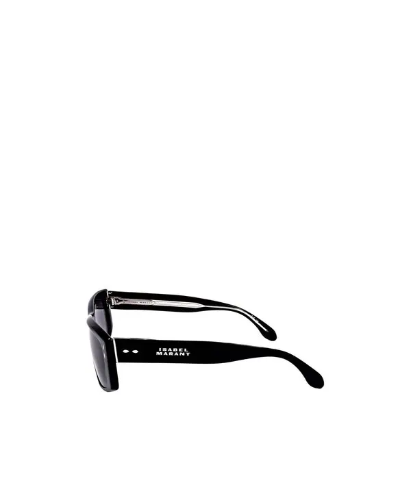 Isabel Marant Étoile Geometric Frame Sunglasses - Black