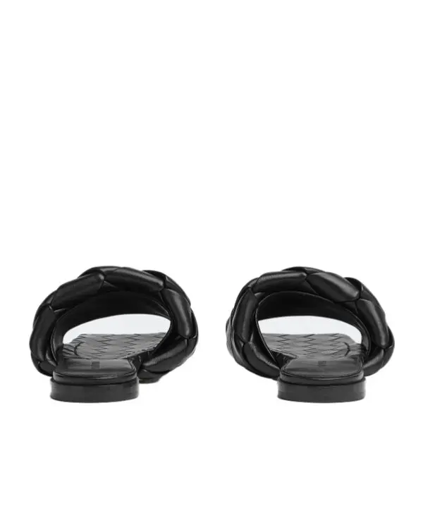 Bottega Veneta The Lido Flat Sandals - Black