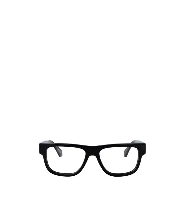 Off-White Rectangular Frame Eyeglasses - Black