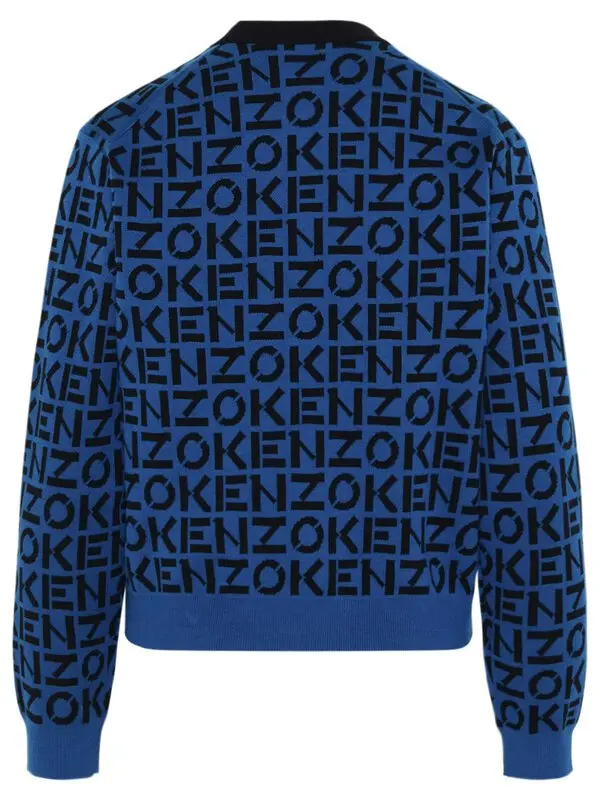 Kenzo Logo-knit Crewneck Jumper