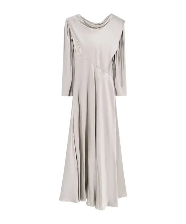 Alberta Ferretti Long Sleeve Maxi Dress