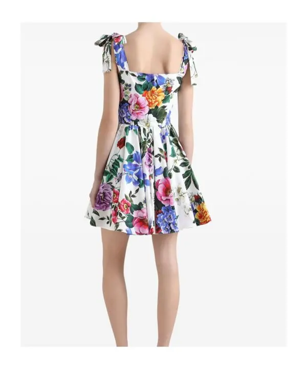 Dolce & Gabbana Floral Sleeveless Mini Dress