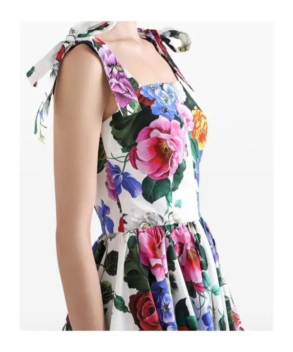 Dolce & Gabbana Floral Sleeveless Mini Dress