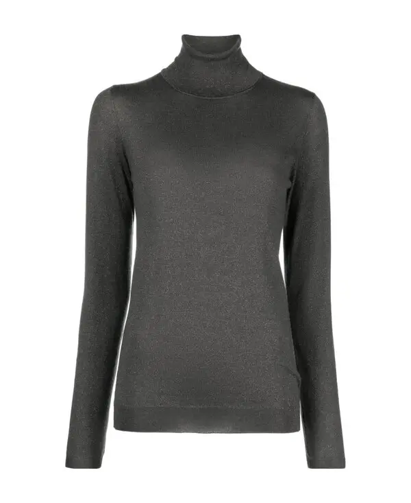 Brunello Cucinelli Cashmere Rollneck Jumper - Black