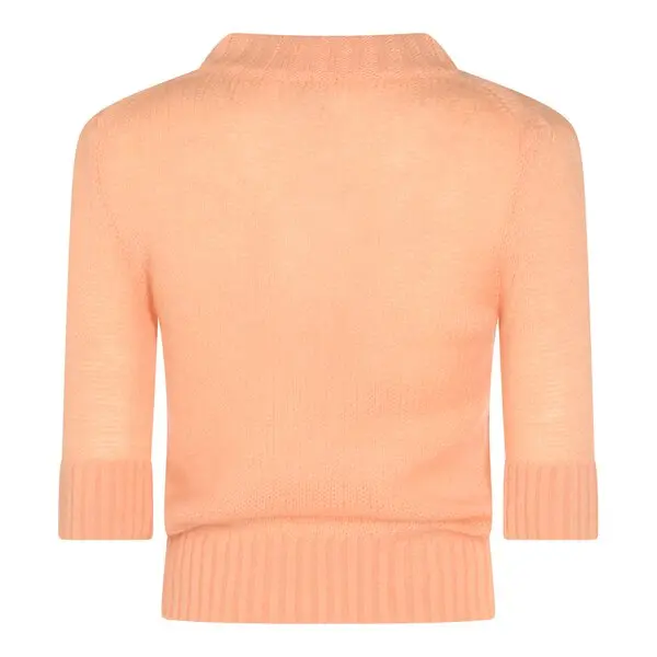 Chloé Elbow-sleeved Logo Sweater