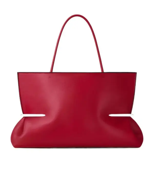 Givenchy Pinch Squeezed Horizontal Tote Bag - Equestrian Red