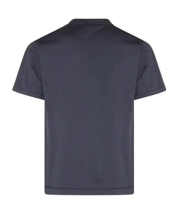 Stone Island Logo Patch Crewneck T-shirt - Blue