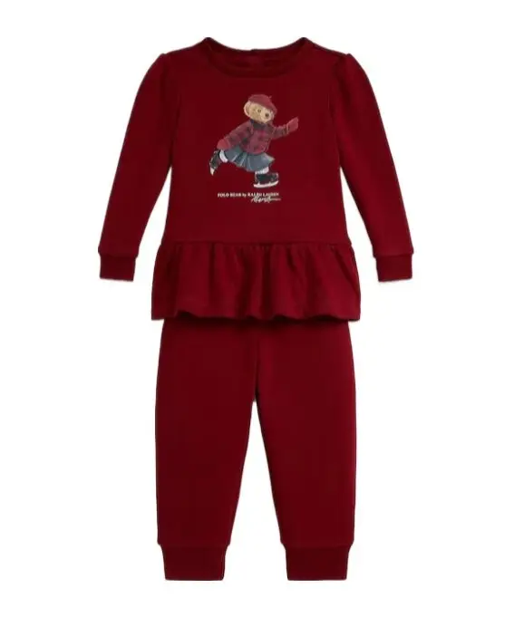 Polo Ralph Lauren Polo Bear Ice-skating Trouser Set
