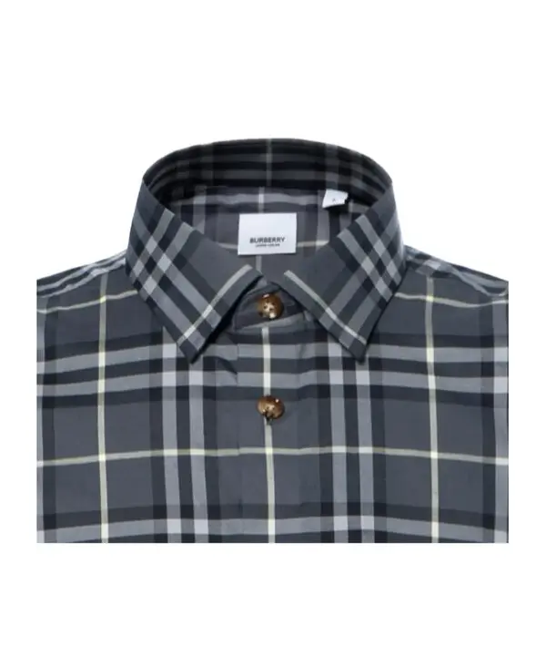 Burberry Short Sleeve Shirt - Dark Gray