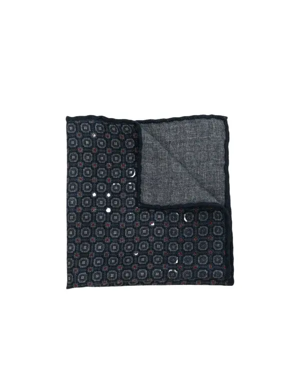 Brunello Cucinelli All-over Graphic-print Handkerchief - Black