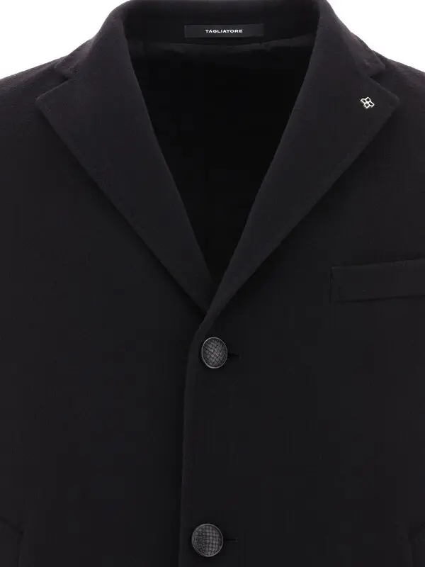 Tagliatore Single-breasted Tailored Blazer - Black