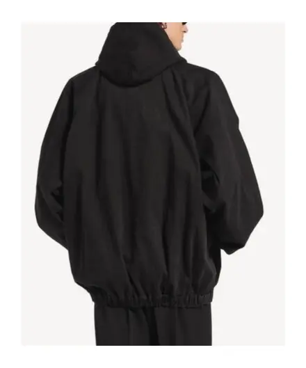 Balenciaga Nba Logo Hooded Jacket