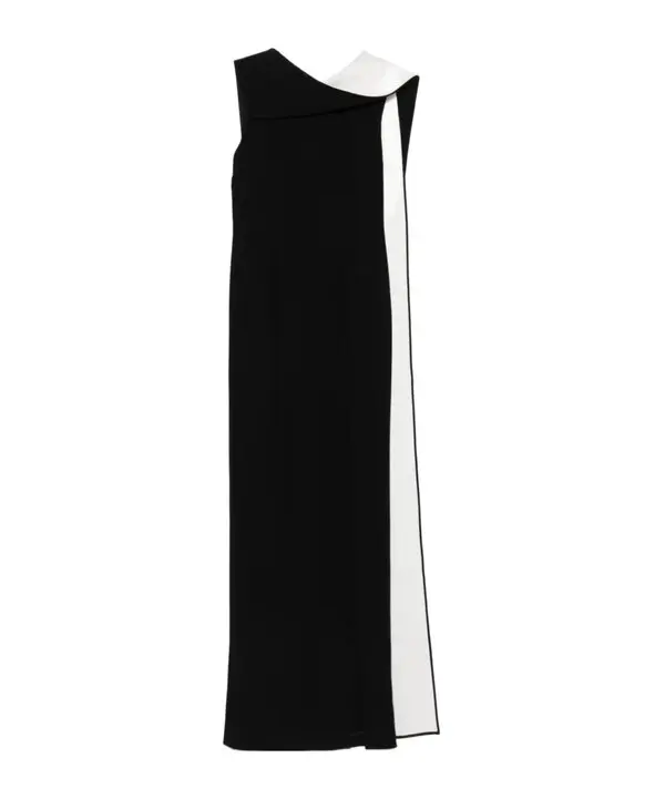 Roland Mouret Satin Crepe Sash Gown