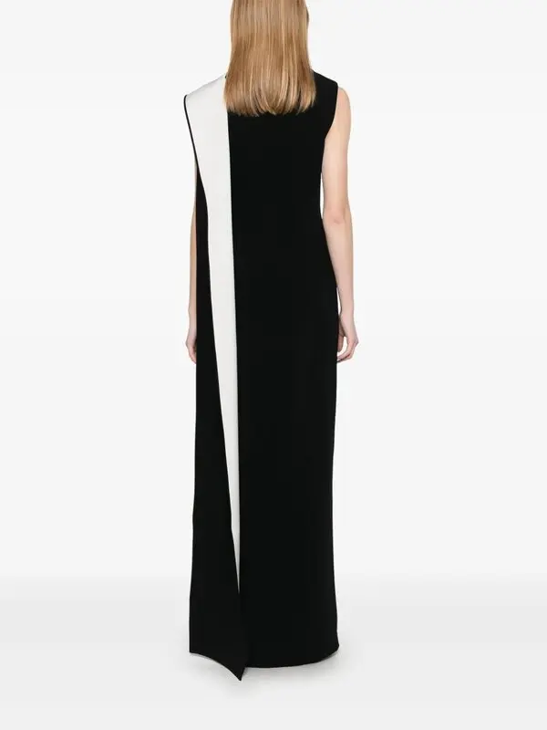 Roland Mouret Satin Crepe Sash Gown