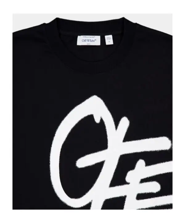Off-White Spray Logo Skate T-shirt - Black