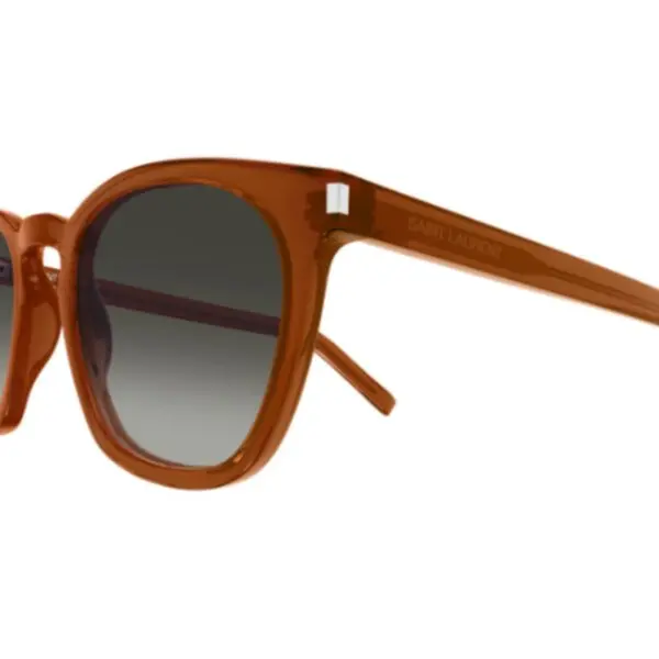 Saint Laurent Square Frame Sunglasses - Brown