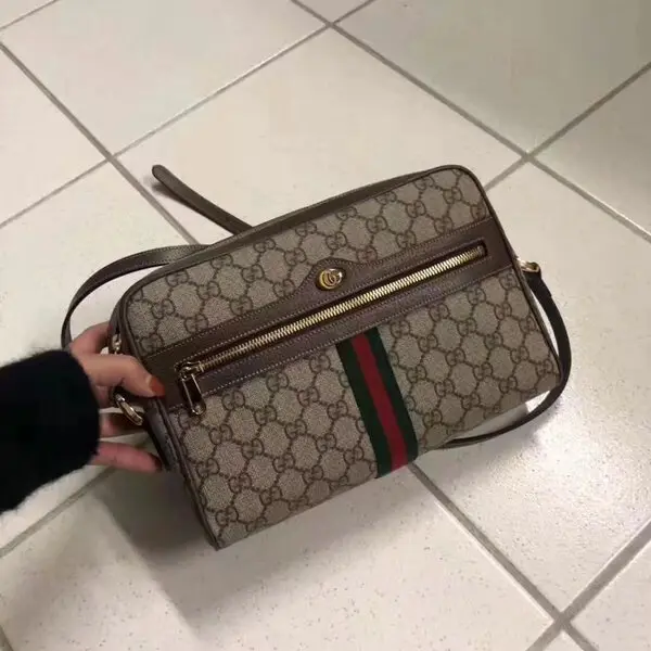 Gucci Ophidia Series Small Backpack - Beige/ebony