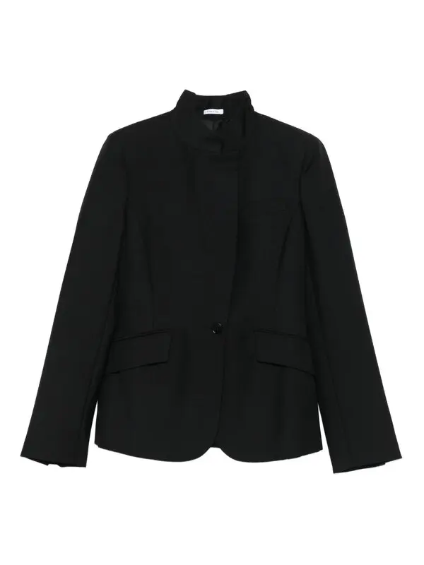 Alexander McQueen High-neck Single-button Jacket