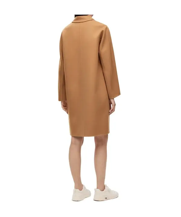 Loewe Anagram Coat In Wool And Cashmere