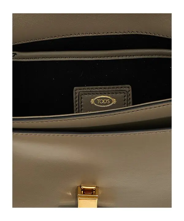 TOD'S Timeless Logo Plaque Crossbody Bag