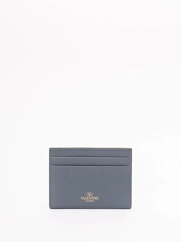 Valentino Garavani Rockstud Cardholder - Gray