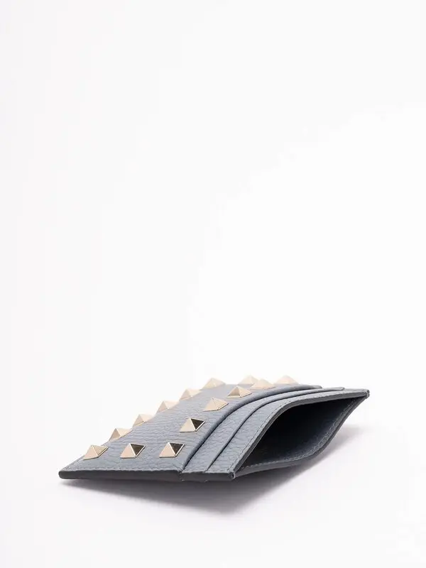 Valentino Garavani Rockstud Cardholder - Gray