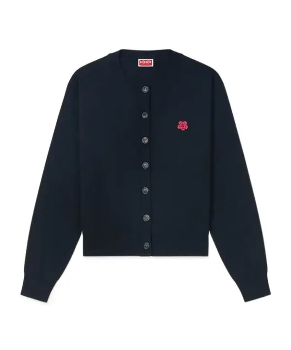 Kenzo Logo Embroidery Cardigan