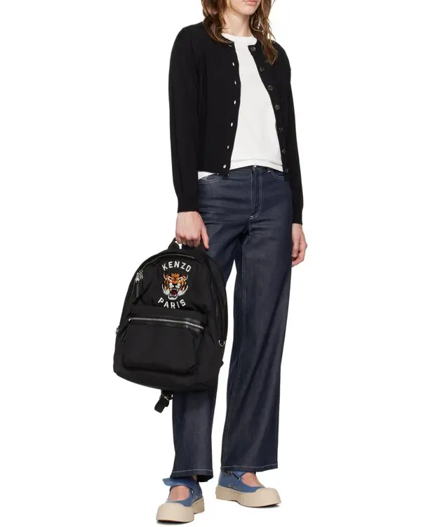 Kenzo Logo Embroidery Cardigan