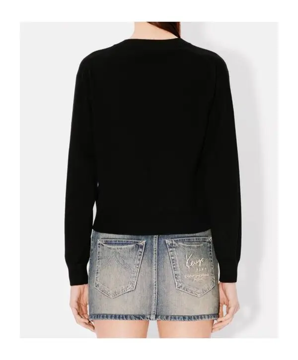Kenzo Logo Embroidery Cardigan