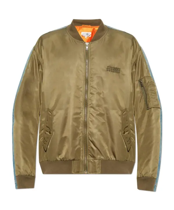 MAISON MARGIELA Numbers-motif Zipped Bomber Jacket