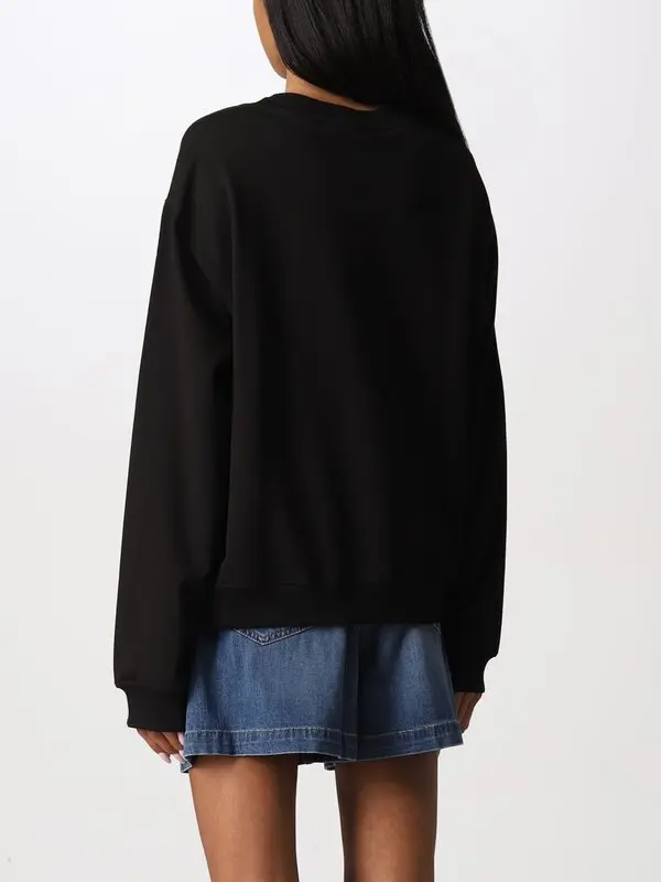 Moschino Heart Logo Print Sweatshirt
