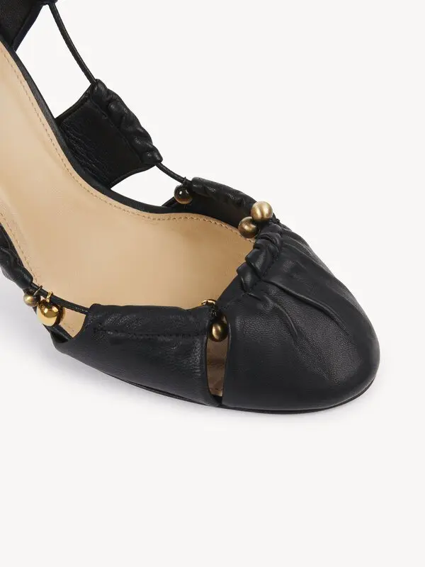 Chloé Luna Knotted Strap Pumps - Black