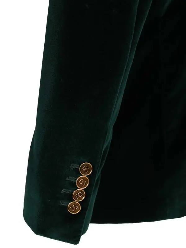 Dolce & Gabbana Velvet Double-breasted Blazer