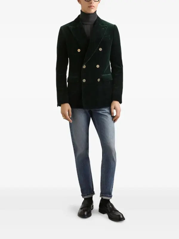 Dolce & Gabbana Dolce Gabbana Double-breasted Long-sleeved Blazer